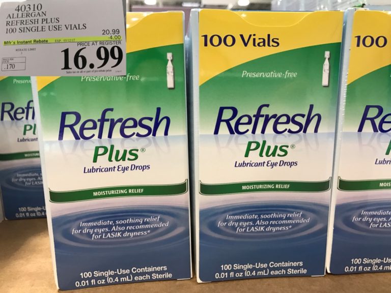 40310 ALLERGAN REFRESH PLUS 100 SINGLE USE VIALS 4 00 INSTANT SAVINGS ...