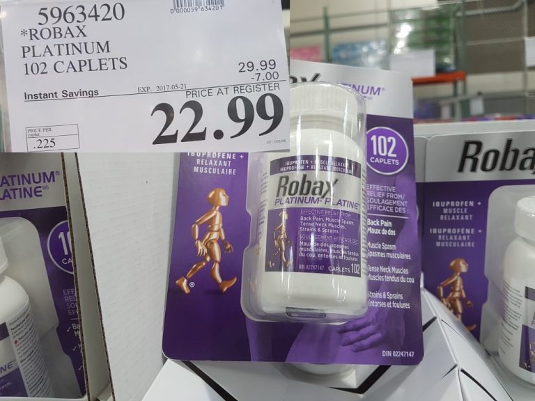 5963420 ROBAX PLATINUM 102 CAPLETS 7 00 INSTANT SAVINGS EXPIRES ON 2017 ...