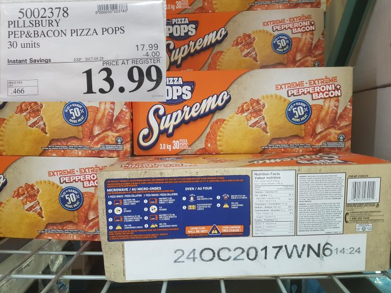 5002378 PILLSBURY PEP BACON PIZZA POPS 30 units 4 00 INSTANT SAVINGS ...