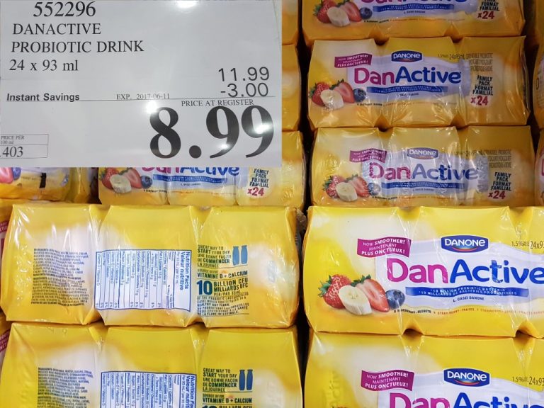 552296 DANACTIVE PROBIOTIC DRINK 24 x 93 ml 3 00 INSTANT SAVINGS ...