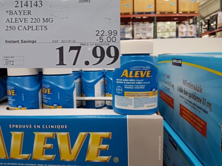214143 BAYER ALEVE 220 MG 250 CAPLETS 5 00 INSTANT SAVINGS EXPIRES ON ...