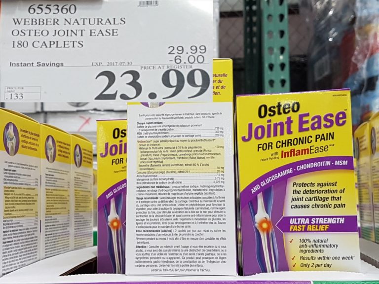 655360 WEBBER NATURALS OSTEO JOINT EASE 180 CAPLETS 6 00 INSTANT ...