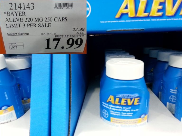 214143 BAYER ALEVE 220 MG 250 CAPLETS 5 00 INSTANT SAVINGS EXPIRES ON ...