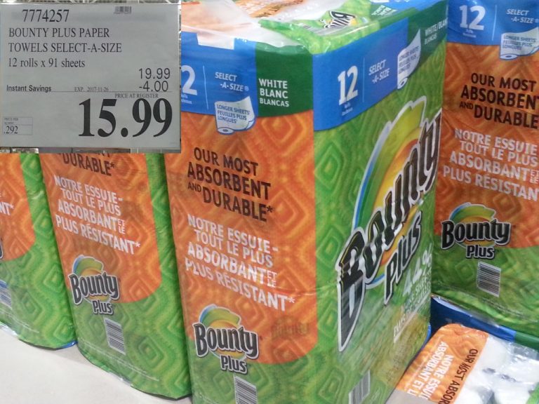 7774257 BOUNTY PLUS PAPER TOWELS SELECT A SIZE 12 ROLLS X 91 SHEETS 4 00 INSTANT SAVINGS EXPIRES 7774257-bounty-plus-paper-towels-select-a-size-12-rolls-x-91-sheets-4-00-instant-savings-expires