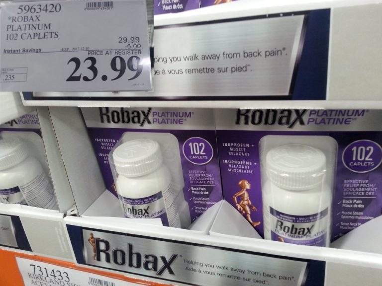 5963420 ROBAX PLATINUM 102 CAPLETS 6 00 INSTANT SAVINGS EXPIRES ON 2017 ...