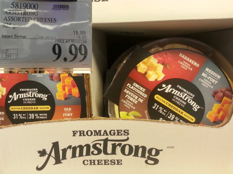 5819000 ARMSTRONG ASSORTED CHEESES 825 G 6 00 INSTANT SAVINGS EXPIRES ...
