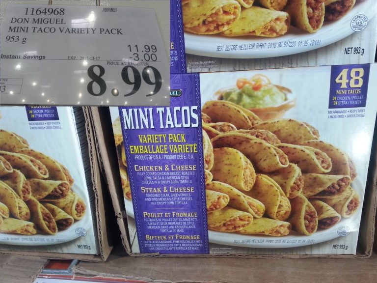 1164968 DON MIGUEL MINI TACO VARIETY PACK 953 G 3 00 INSTANT SAVINGS ...