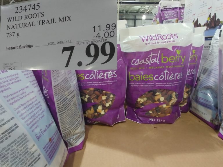 234745 WILD ROOTS NATURAL TRAIL MIX 737 G 4 00 INSTANT SAVINGS EXPIRES ...