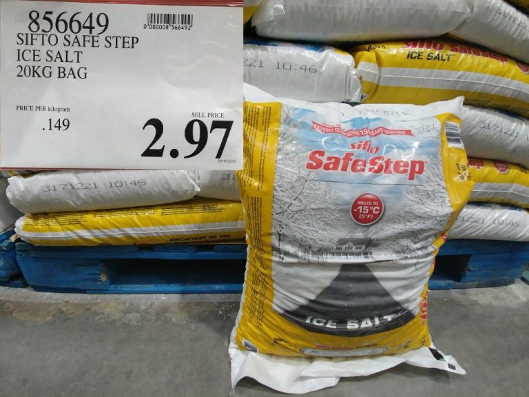 856649 SIFTO SAFE STEP ICE SALT 20KG BAG 2 97 - Costco East Fan Blog
