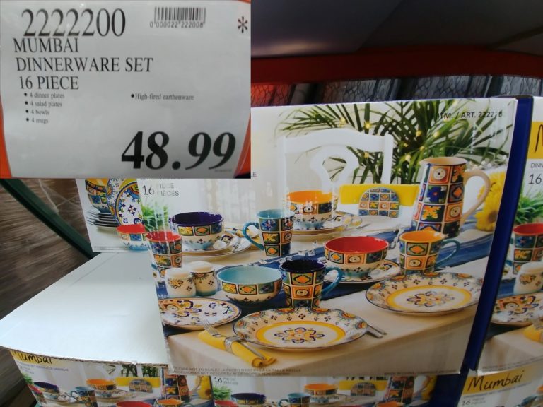 2222200 MUMBAI DINNERWARE SET 16 PIECE 48 99 - Costco East Fan Blog