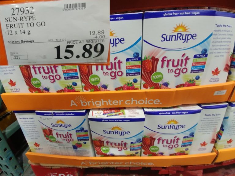 27932 SUN RYPE FRUIT TO GO 72 X 14 G 4 00 INSTANT SAVINGS EXPIRES ON ...