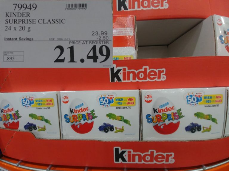 79949 KINDER SURPRISE CLASSIC 24 X 20 G 2 50 INSTANT SAVINGS EXPIRES ON ...