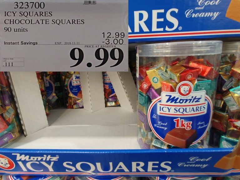 323700 ICY SQUARES CHOCOLATE SQUARES 90 UNITS 3 00 INSTANT SAVINGS ...