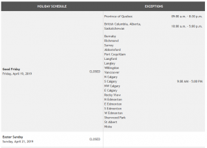 ***Costco East - Good Friday/Easter Sunday Holiday hours - April 19th ...