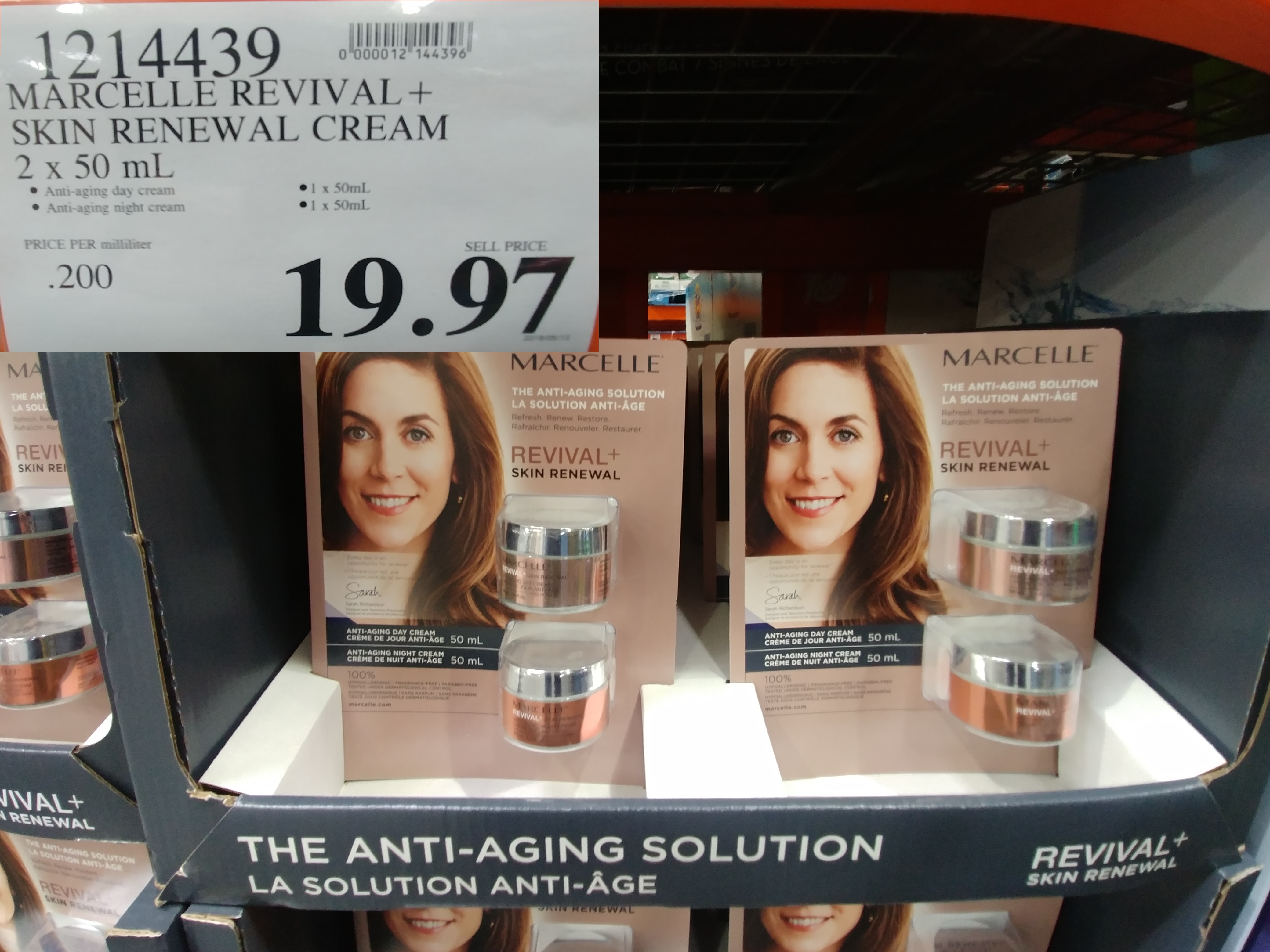1214439 MARCELLE REVIVAL SKIN RENEWAL CREAM 2 X 50 ML 19 97 - Costco ...