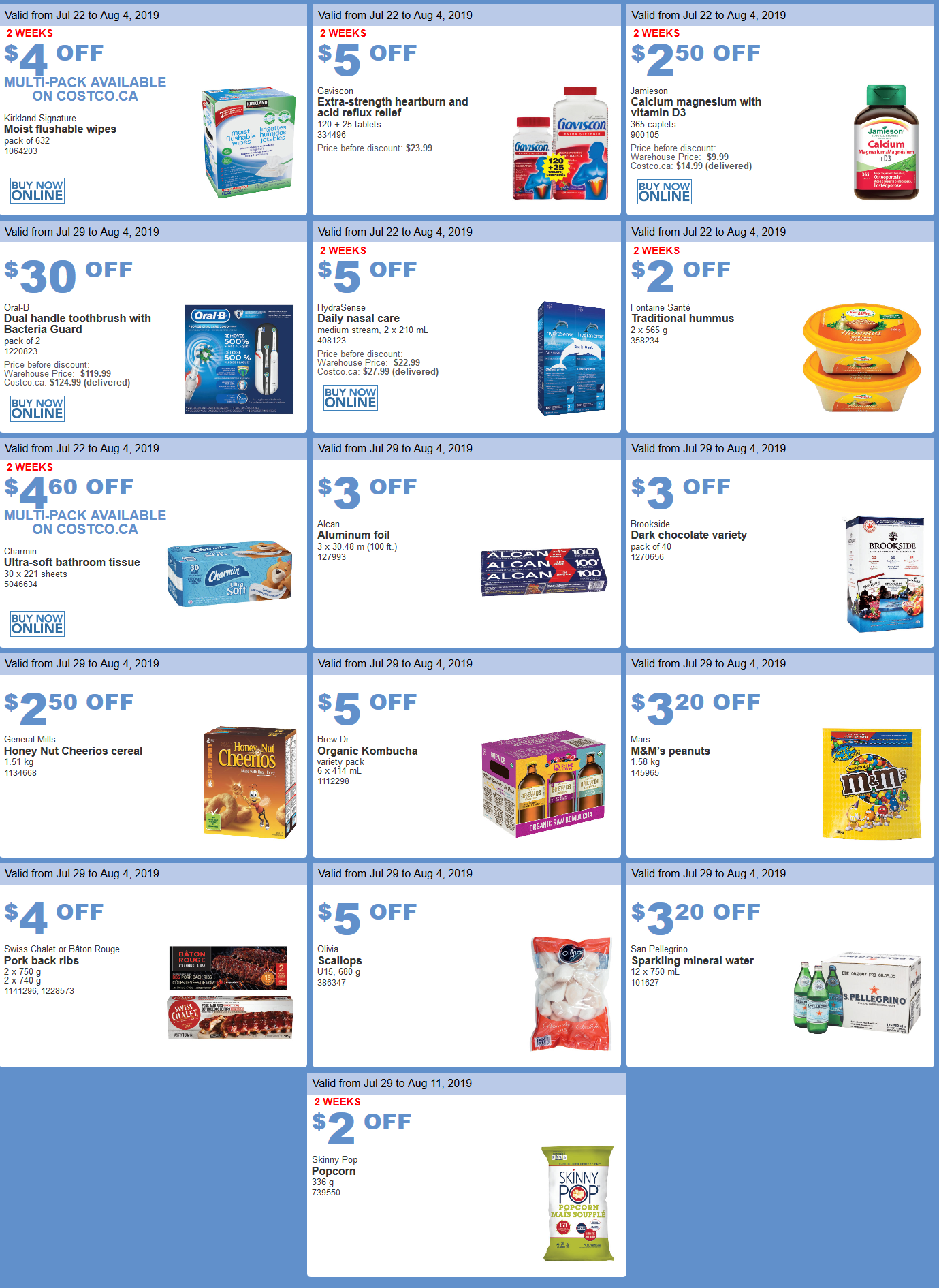 Costco Canada Flyer sales & Costco sale Items July 29th - Aug 4th 2019 – Ontario, Quebec ...