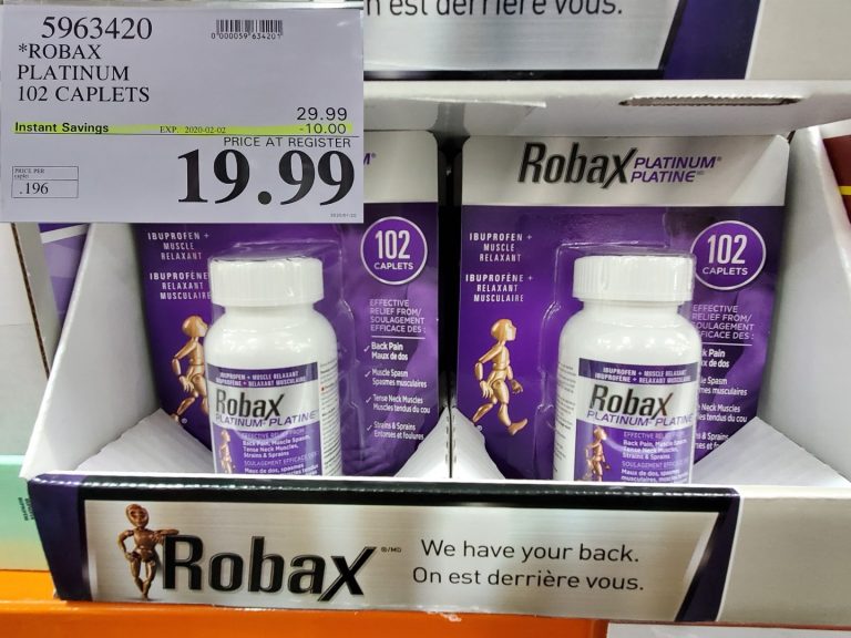 5963420 ROBAX PLATINUM 102 CAPLETS 10 00 INSTANT SAVINGS EXPIRES ON ...