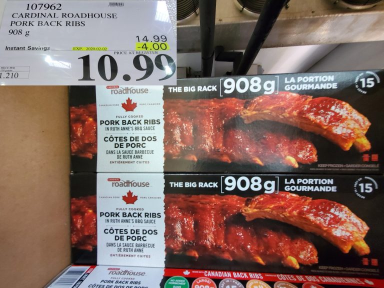 107962 CARDINAL ROADHOUSE PORK BACK RIBS 908 g 4 00 INSTANT SAVINGS ...