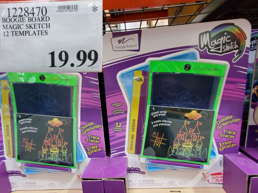 1228470 BOOGIE BOARD MAGIC SKETCH 12 TEMPLATES 19 99 - Costco East Fan Blog