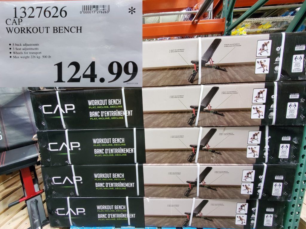 1327626 CAP WORKOUT BENCH 124 99 - Costco East Fan Blog