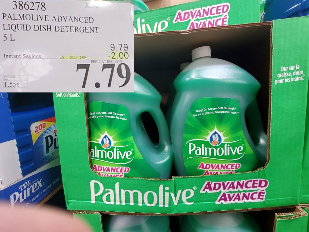 386278 PALMOLIVE ADVANCED LIQUID DISH DETERGENT 5 L 2 00 INSTANT ...