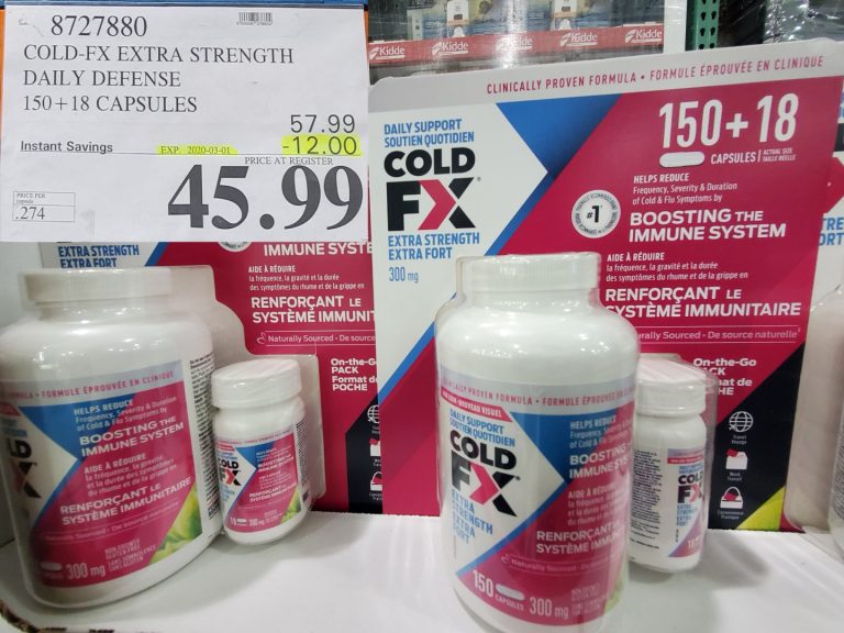 8727880 COLD FX EXTRA STRENGTH DAILY DEFENSE 150 18 CAPSULES 12 00 ...