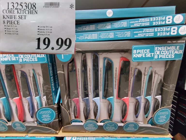 1325308 CORE KITCHEN KNIFE SET 8 PIECE 19 99 - Costco East Fan Blog