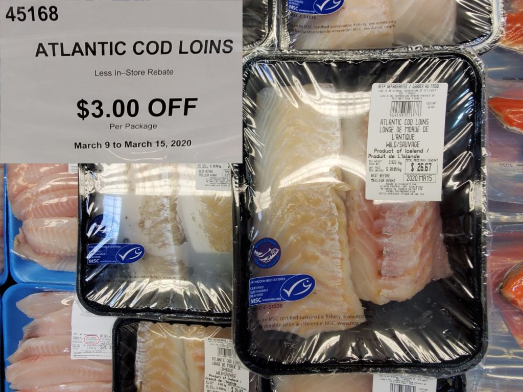 45168 ATLANTIC COD LOINS 3 00 INSTANT SAVINGS EXPIRES ON 2020 03 15 ...