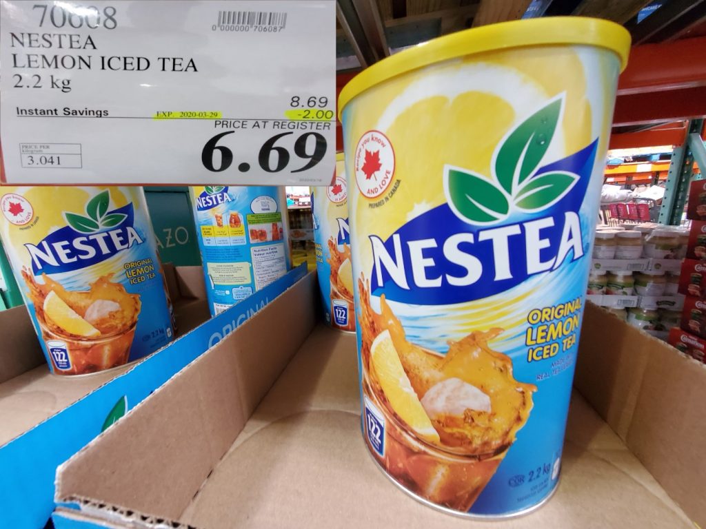 70608 NESTEA LEMON ICED TEA 2 2 KG 2 00 INSTANT SAVINGS EXPIRES ON 2020 ...