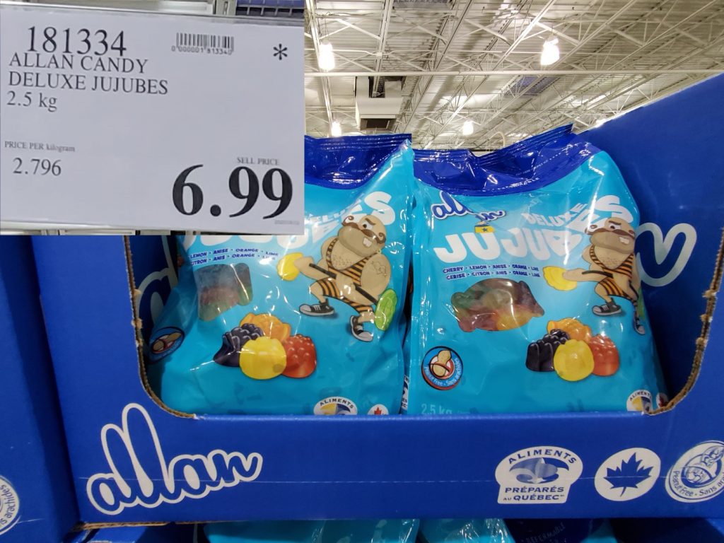 181334 ALLAN CANDY DELUXE JUJUBES 2 5 KG 6 99 - Costco East Fan Blog