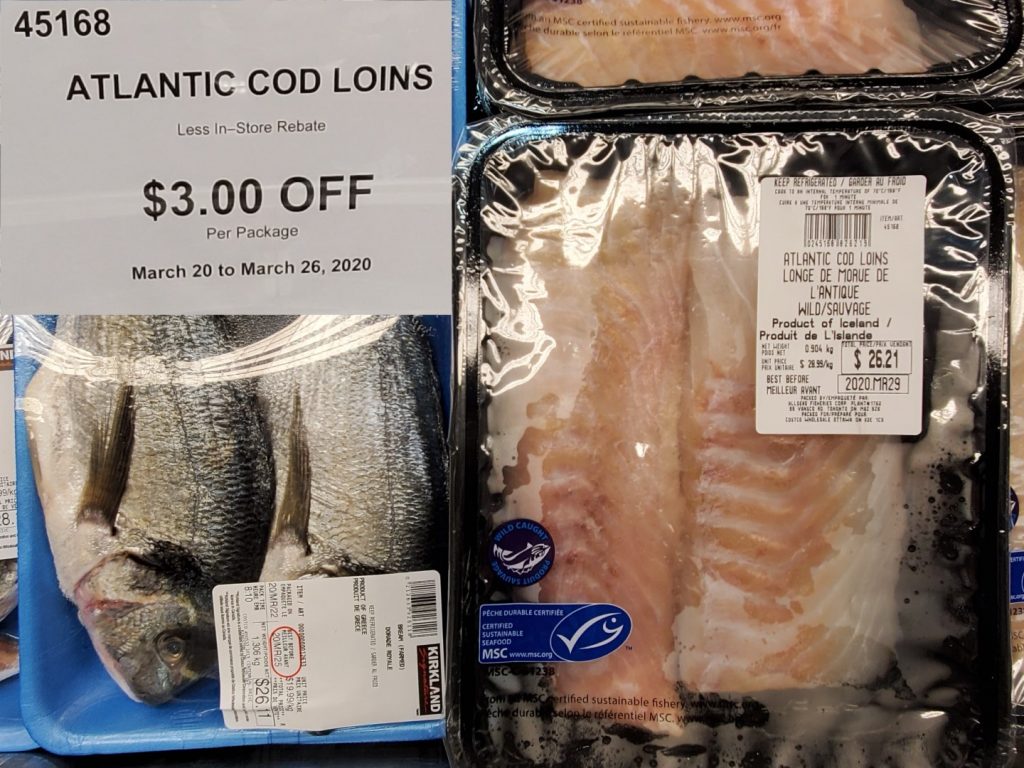 45168 ATLANTIC COD LOINS 3 00 INSTANT SAVINGS EXPIRES ON 2020 03 26 ...