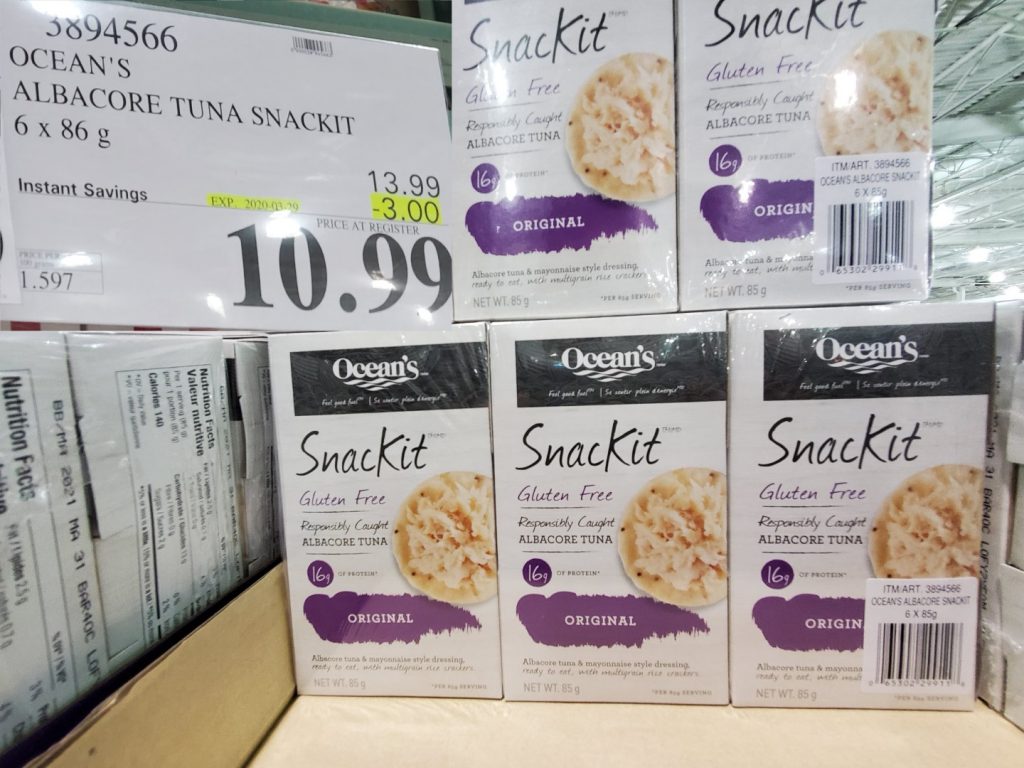 3894566 OCEAN S ALBACORE TUNA SNACKIT 6 x 85g 3 00 INSTANT SAVINGS ...