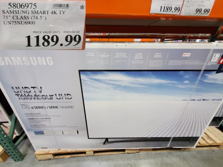 5806975 SAMSUNG SMART 4K TV 75 CLASS 74 5 UN75NU6900 EXPIRES ON 2020 04 ...