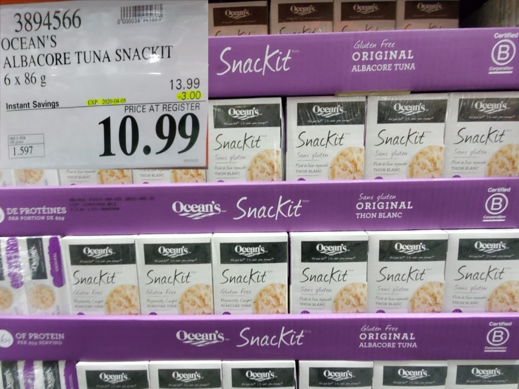 3894566 OCEAN S ALBACORE TUNA SNACKIT 6 x 85g 3 00 INSTANT SAVINGS ...