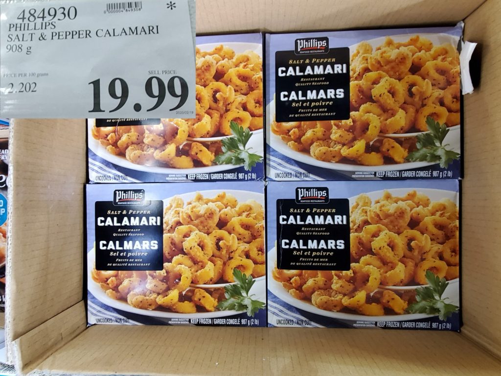 484930 PHILLIPS SALT PEPPER CALAMARI 908 G 19 99 - Costco East Fan Blog