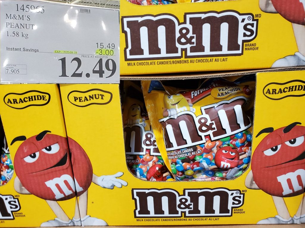 145965 M M PEANUT 1 58 KG 3 00 INSTANT SAVINGS EXPIRES ON 2020 04 19 12 ...