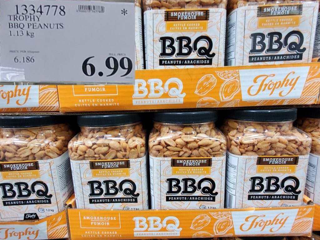 1334778 TROPHY BBQ PEANUTS 1 13 KG 6 99 - Costco East Fan Blog