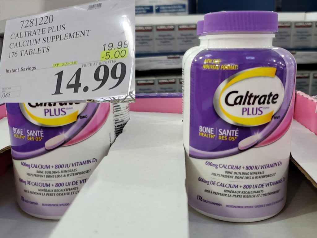 7281220 CALTRATE PLUS CALCIUM SUPPLEMENT 176 TABLETS 5 00 INSTANT ...