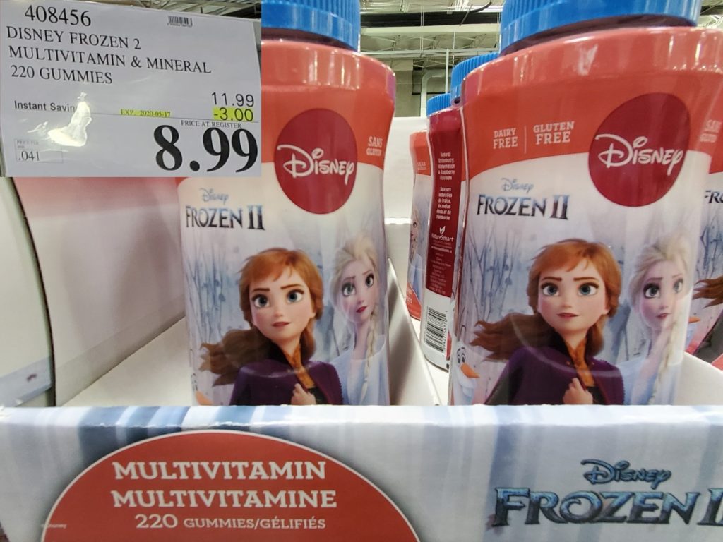 408456 DISNEY FROZEN 2 MULTIVITAMIN MINERAL 220 GUMMIES 3 00 INSTANT ...