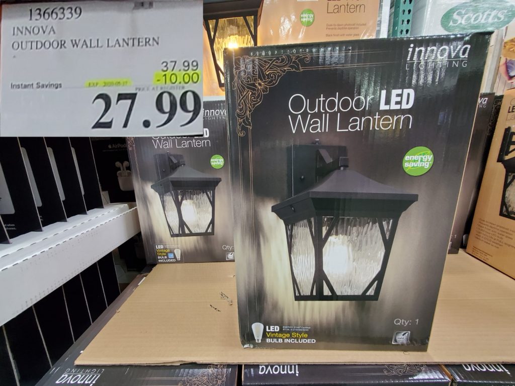 1366339 INNOVA OUTDOOR WALL LANTERN 10 00 INSTANT SAVINGS EXPIRES ON ...