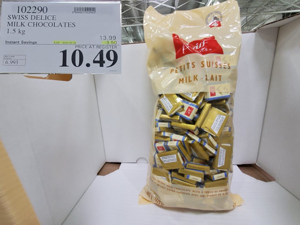 102290 SWISS DELICE MILK CHOCOLATES 1 5 KG 3 50 INSTANT SAVINGS EXPIRES ...