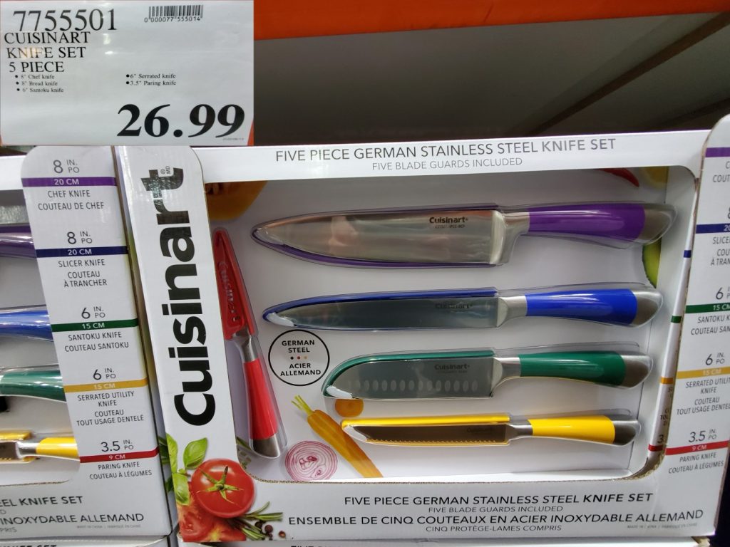 7755501 CUISINART KNIFE SET 5 PIECE 26 99 - Costco East Fan Blog
