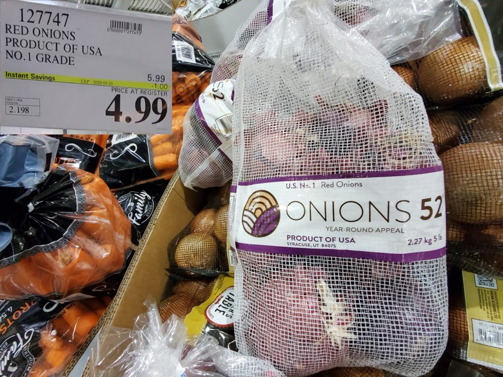 127747 RED ONIONS PRODUCT OF USA NO 1 GRADE 1 00 INSTANT SAVINGS ...