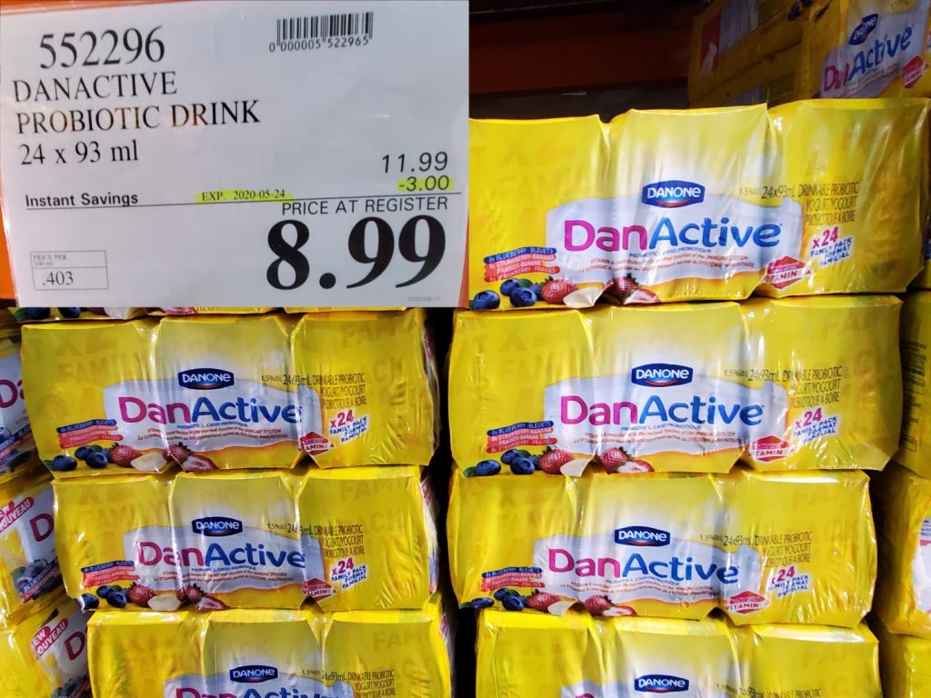 552296 DANACTIVE PROBIOTIC DRINK 24 x 93 ml 3 00 INSTANT SAVINGS ...