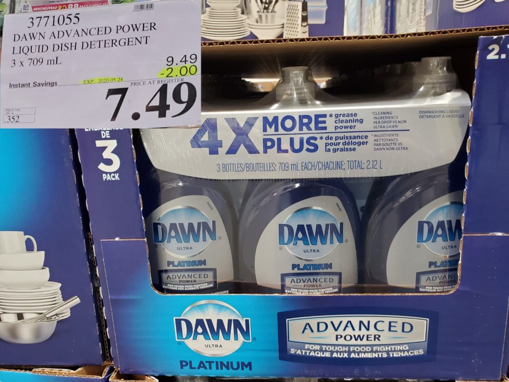 3771055 DAWN ADVANCED POWER LIQUID DISH DETERGENT 3 X 709 ML 2 00 ...