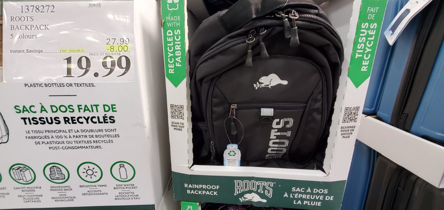 1378272 ROOTS BACKPACK 5 COLOURS 8 00 INSTANT SAVINGS EXPIRES ON 2020 ...