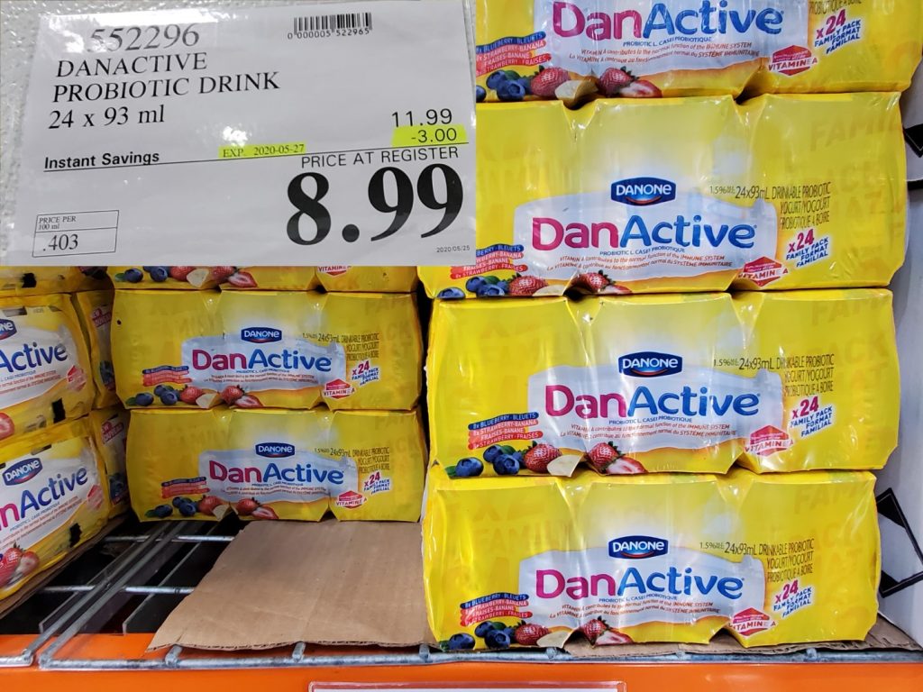 552296 DANACTIVE PROBIOTIC DRINK 24 x 93 ml 3 00 INSTANT SAVINGS ...