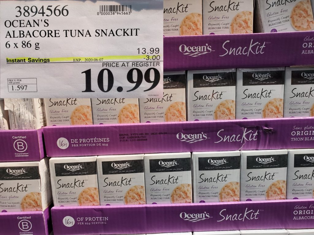 3894566 OCEAN S ALBACORE TUNA SNACKIT 6 x 85g 3 00 INSTANT SAVINGS ...