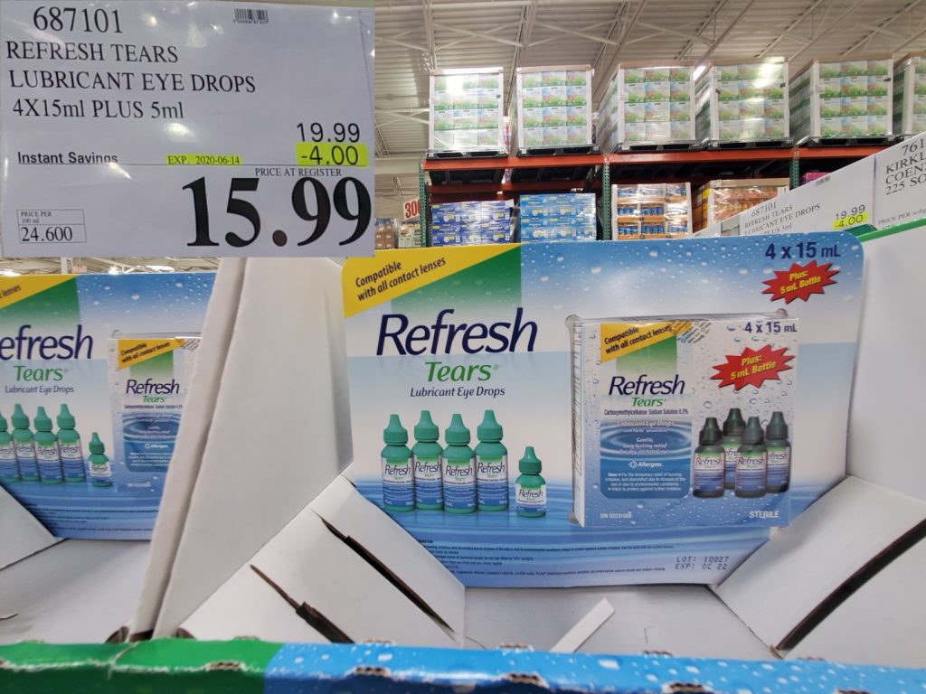 687101 REFRESH TEARS LUBRICANT EYE DROPS 4X15ml PLUS 5ml 4 00 INSTANT ...