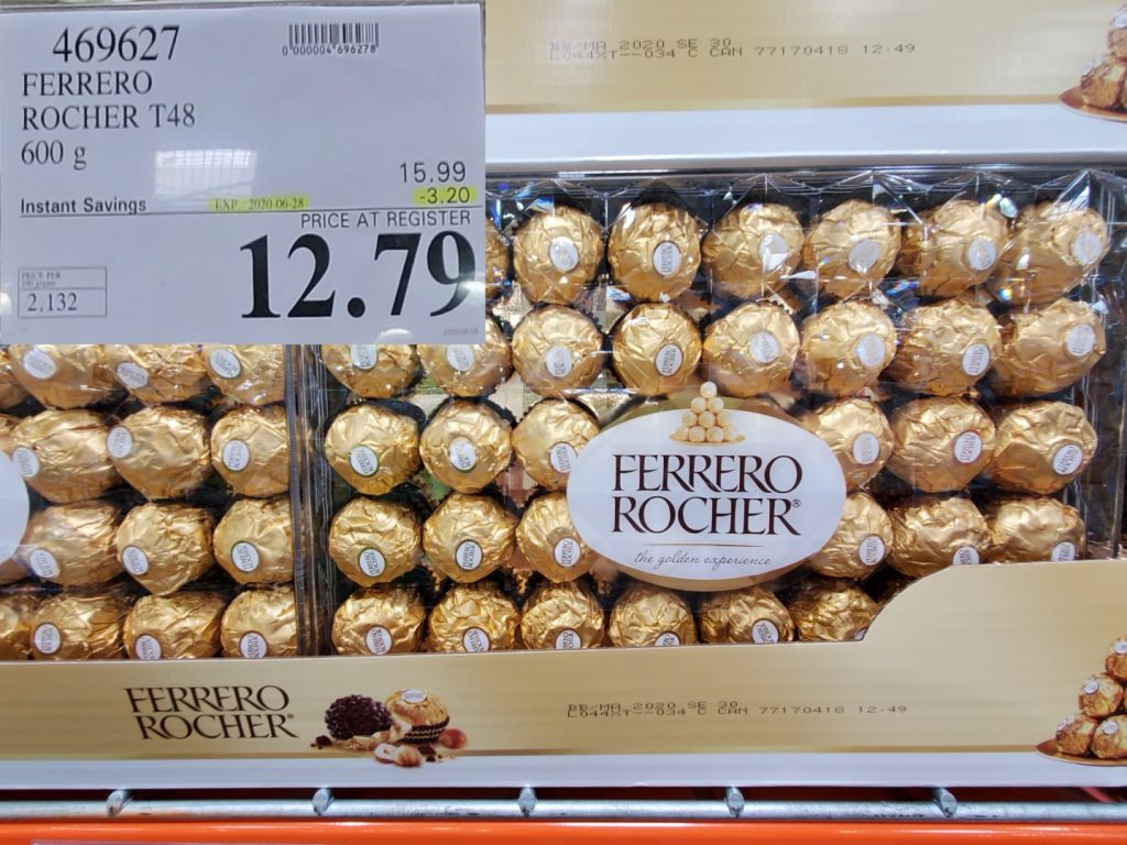 469627 FERRERO ROCHER T48 600 G 3 20 INSTANT SAVINGS EXPIRES ON 2020 06 ...